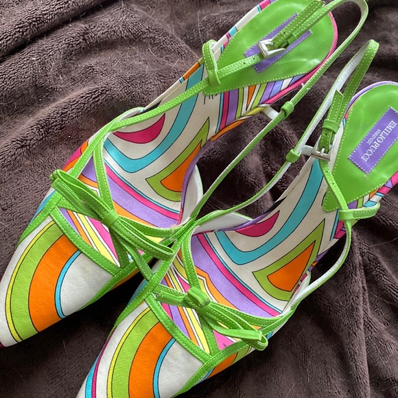 Emilio Pucci | Shoes | Emilio Pucci Satin Pumps Gorgeous Nwt 75 | Poshmark